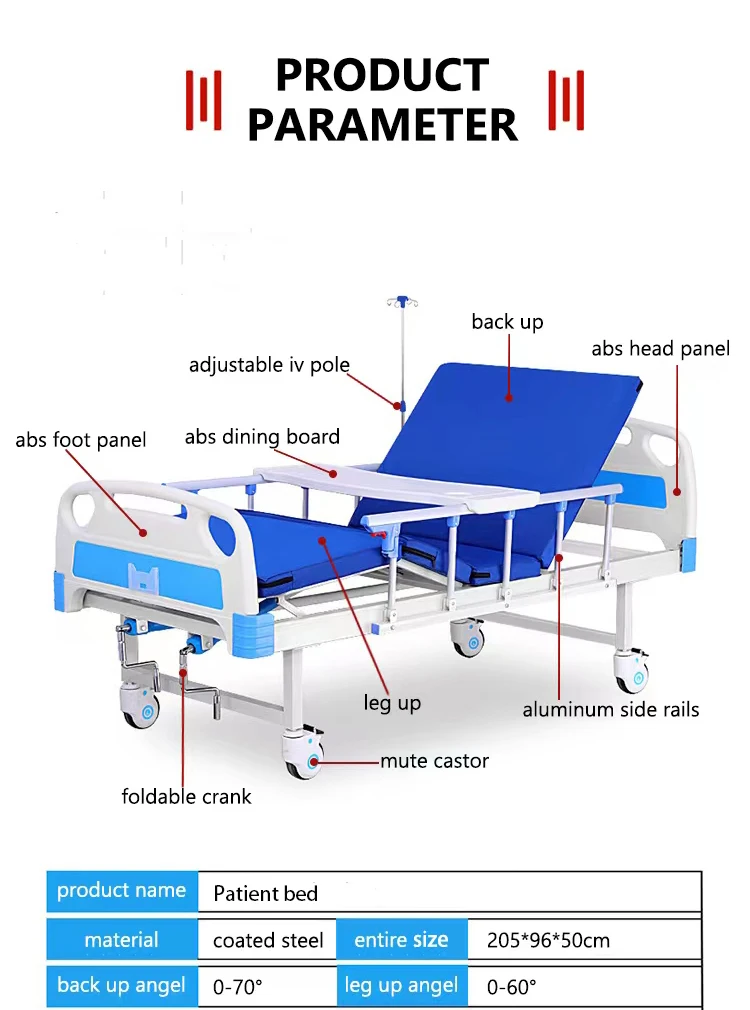 2024 Medical Beds For Paralysis Patient Abs Headboard Hospital Nursing ...