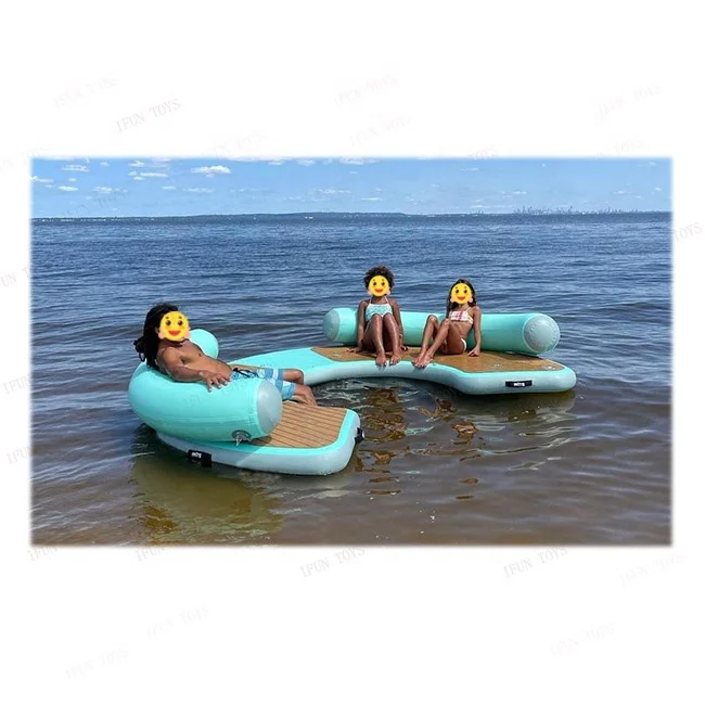 Inflatable Pontoon Boat - Luxury Prefab Floating House