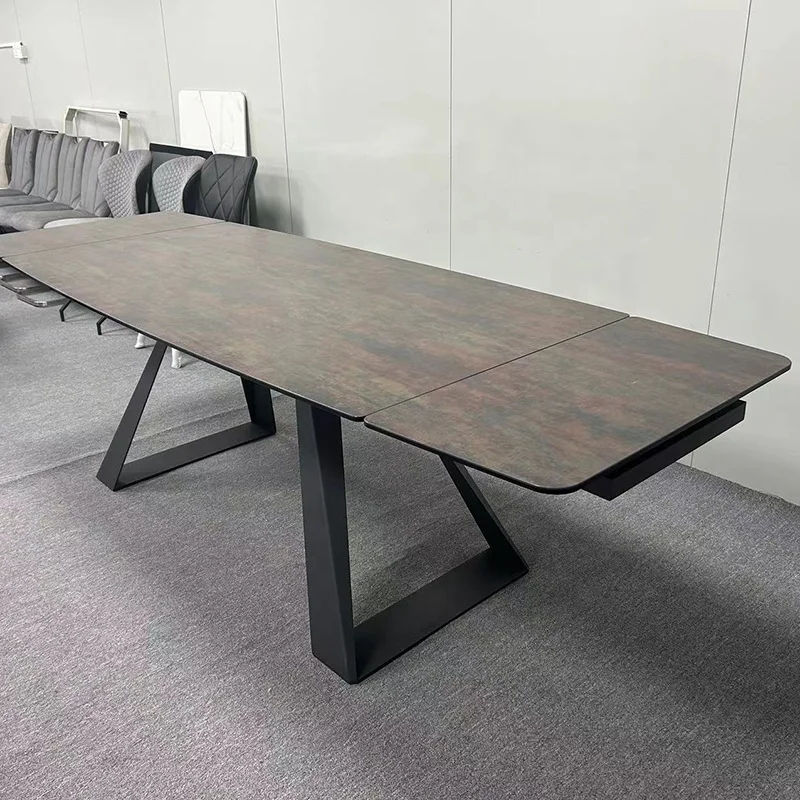 12mm Marble Ceramic Table Extendable Dimensions Can Reach 2200-2800mm ...