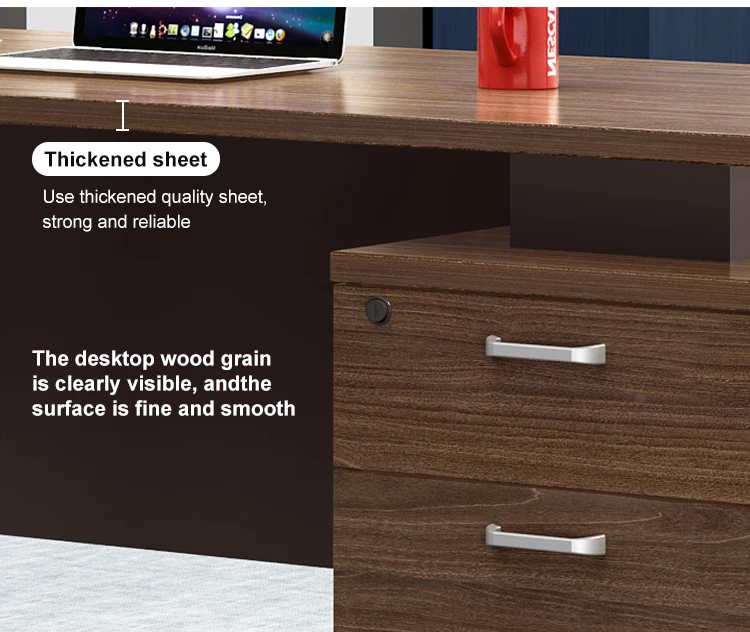 Home Office Work Desk Workstation Desk Office Furniture Wooden Anti ...