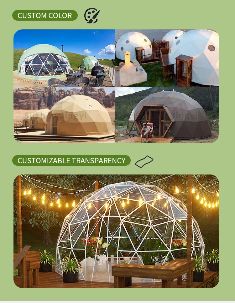 8 10 m Diameter Igloo Geometric Steel Shelter Structure Hotel Luxury ...