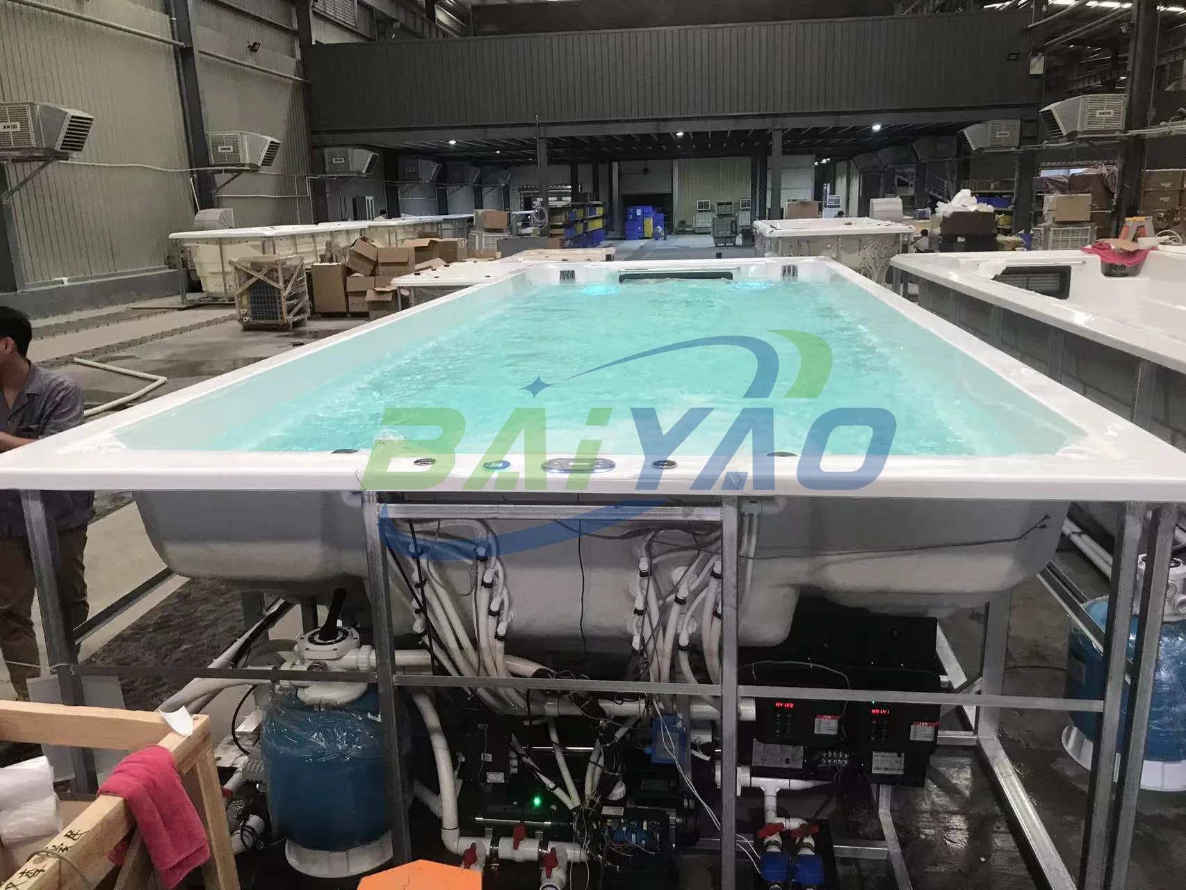 8 Meters Large Size Swimming Spa Pool with Balboa Control
