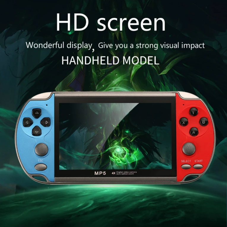 X7 Handheld Game Player - Retro Fun with Built-in Games