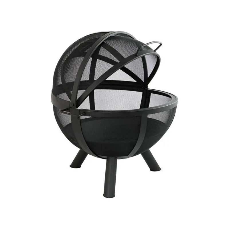 Corten Steel Large Ball Corten Steel Fireball Rusty Fire Pit Outdoor ...