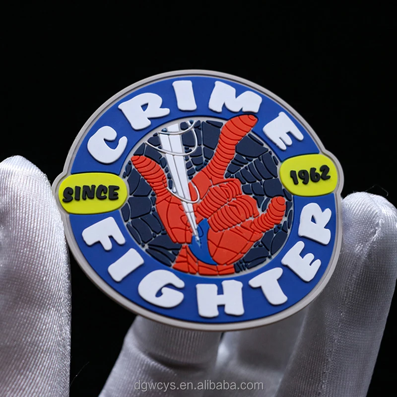 Factory Custom Tactical Gear Uniform Silicone Patches Soft Pvc Logo ...