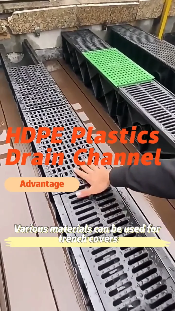 Ductile Iron Driveway Channel Drain Grate Heavy Duty Channel Drainage ...