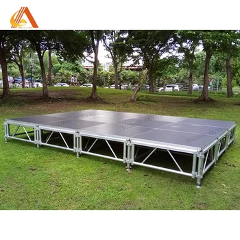 Aluminum 6061-t6 Event Stage Structure Portable Stage System Black ...