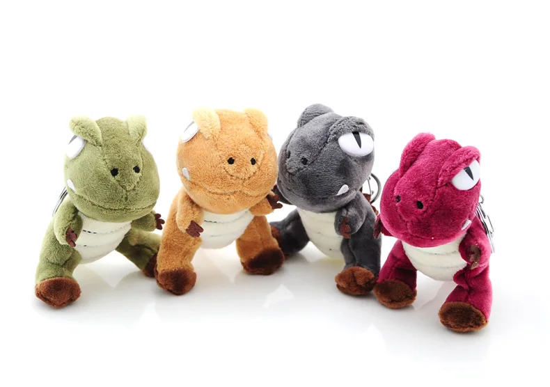New Design Hot Selling Custom Mini Dinosaur Plush Keychain Cute Stuffed ...