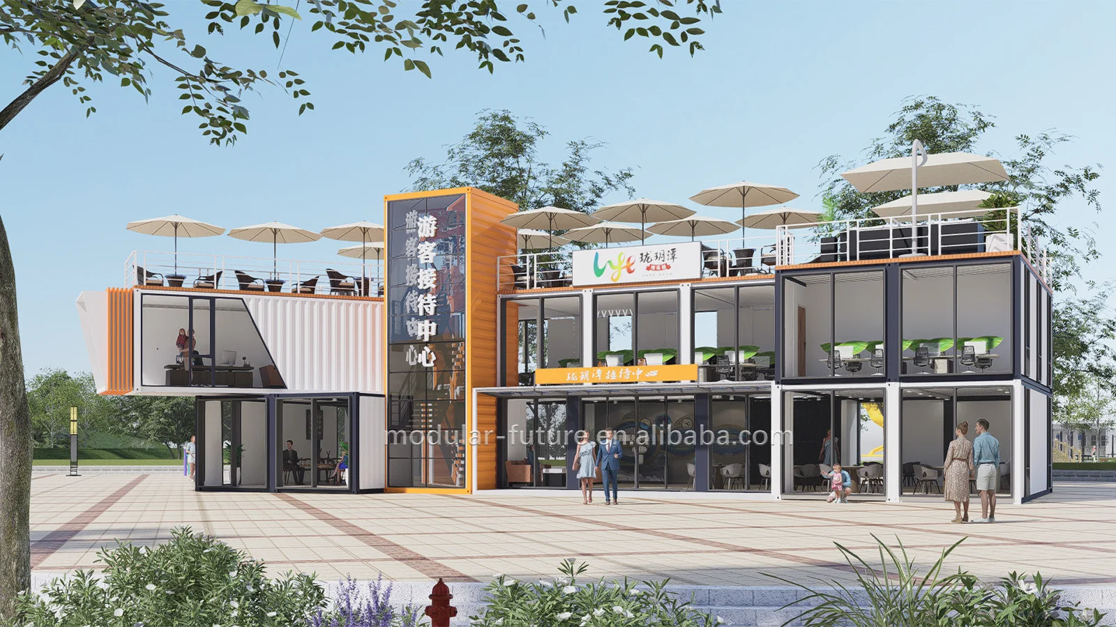 Modular Future Structure Industrial Warehouse Workshop Container ...