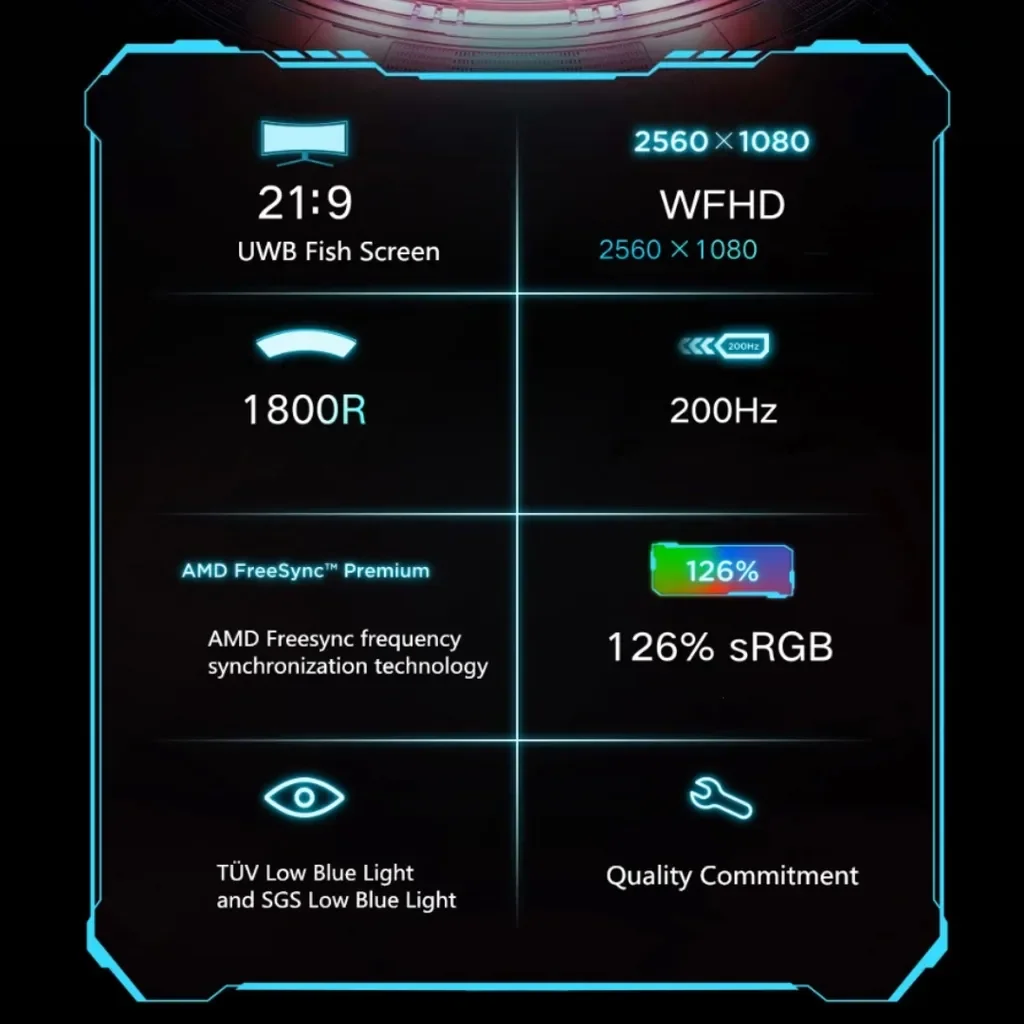 Xiaomi Redmi Curved Gaming Monitor 30inch 200HZ LCD