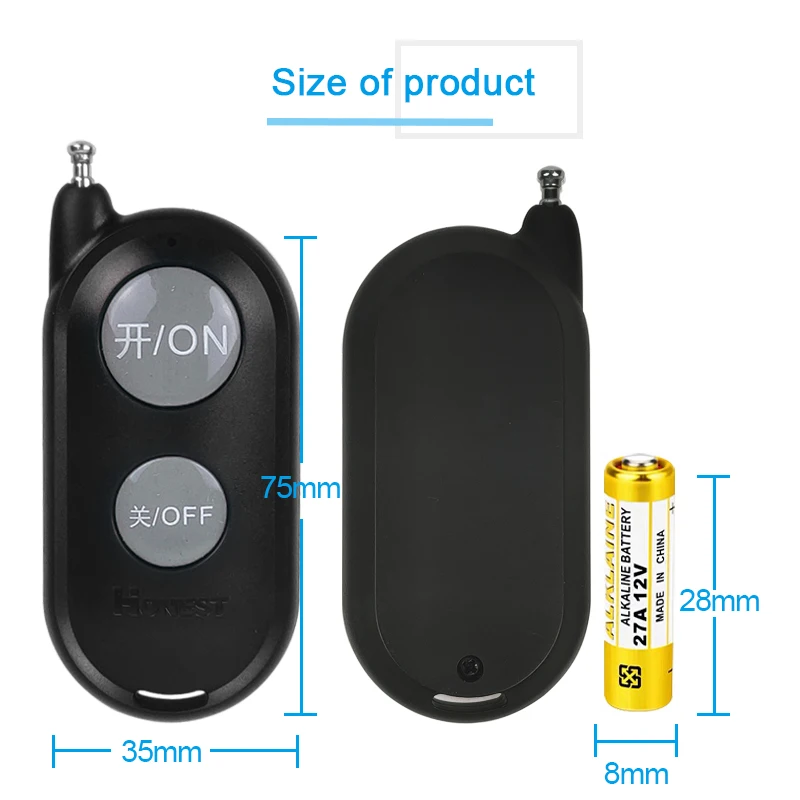 12v24vdc Dc Motor Forward And Reverse Remote Control Switch Telescopic ...