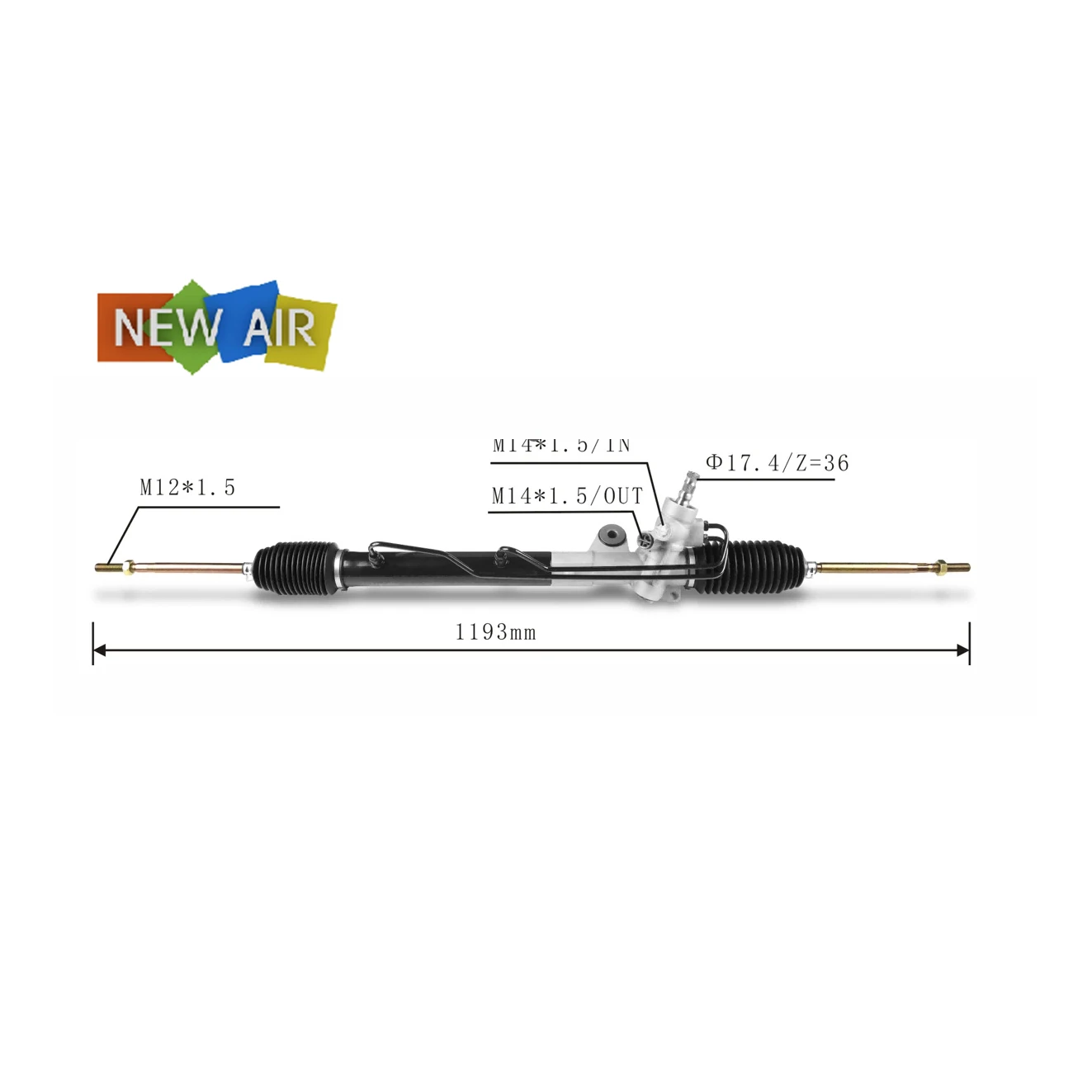 New LHD Steering Rack for NISSAN SENTRA B15 - Reliable Performance