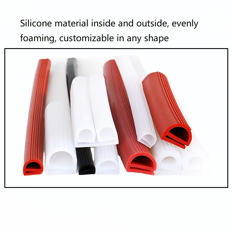 Heat Resistant Silicone Rubber Seal Strip Clear Silicone Rubber Strip Gasket - Buy Silicone Seal ...