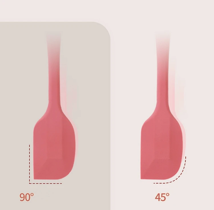 Wholesale High-temperature Silicone Spatula One-piece Morandi Butter ...