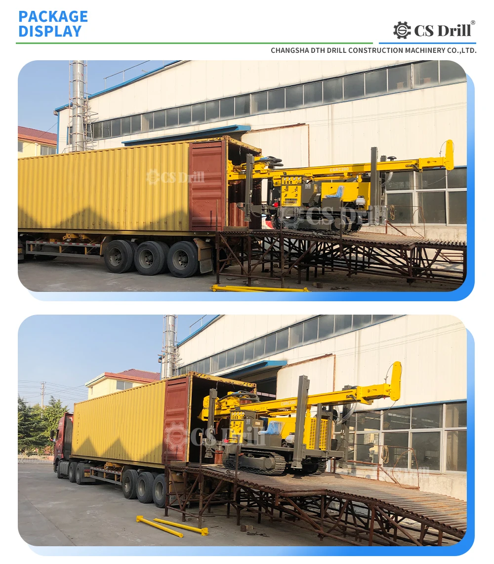 Cs Drill 2 Ton Load Capacity Frame Rubber Track Chassis with Crossbar ...