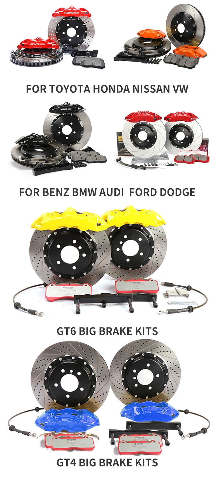 Ready To Ship Now ! High Performance Big Brake Kits Upgrade Brake ...