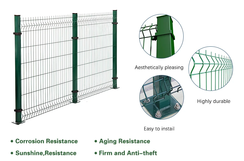 3d Curvy Galvanized Welded Wire Mesh Fence 3d Wire Mesh Fence Fence - Buy Embossed Fence,Welded ...