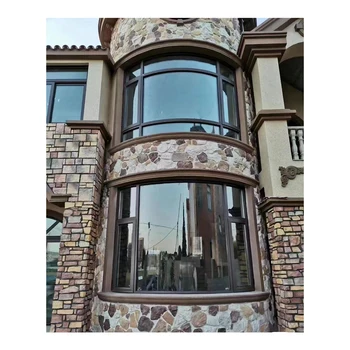 Modern Popular Curved Casement Half Circle Aluminum Window Aluminum ...