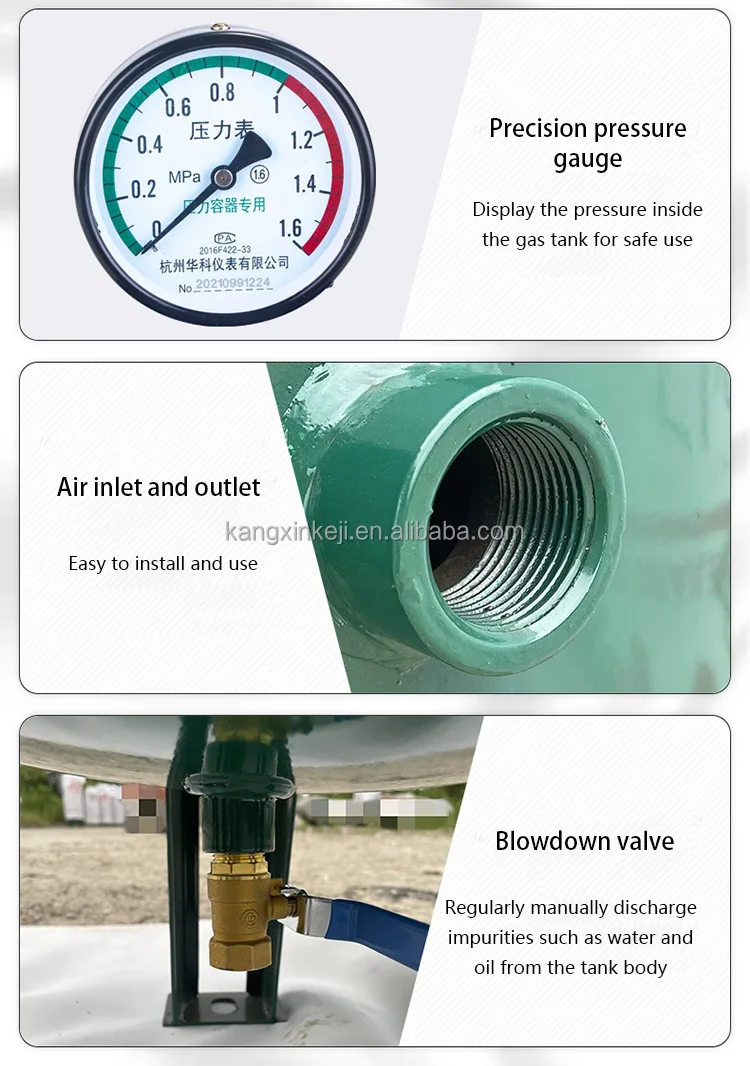 Industrial Vertical Tank For Air Compressor 600l 8bar 10bar - Buy Air ...