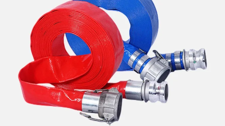 High Pressure 1.5/2/3/4/5/6/8/12 Inch Pvc Soft Flexible Lay Flat ...