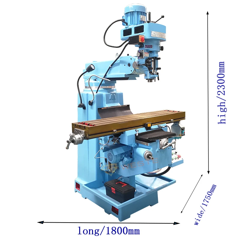Horizontal Vertical Turret Milling Machine Precio Fresadora X6330 ...