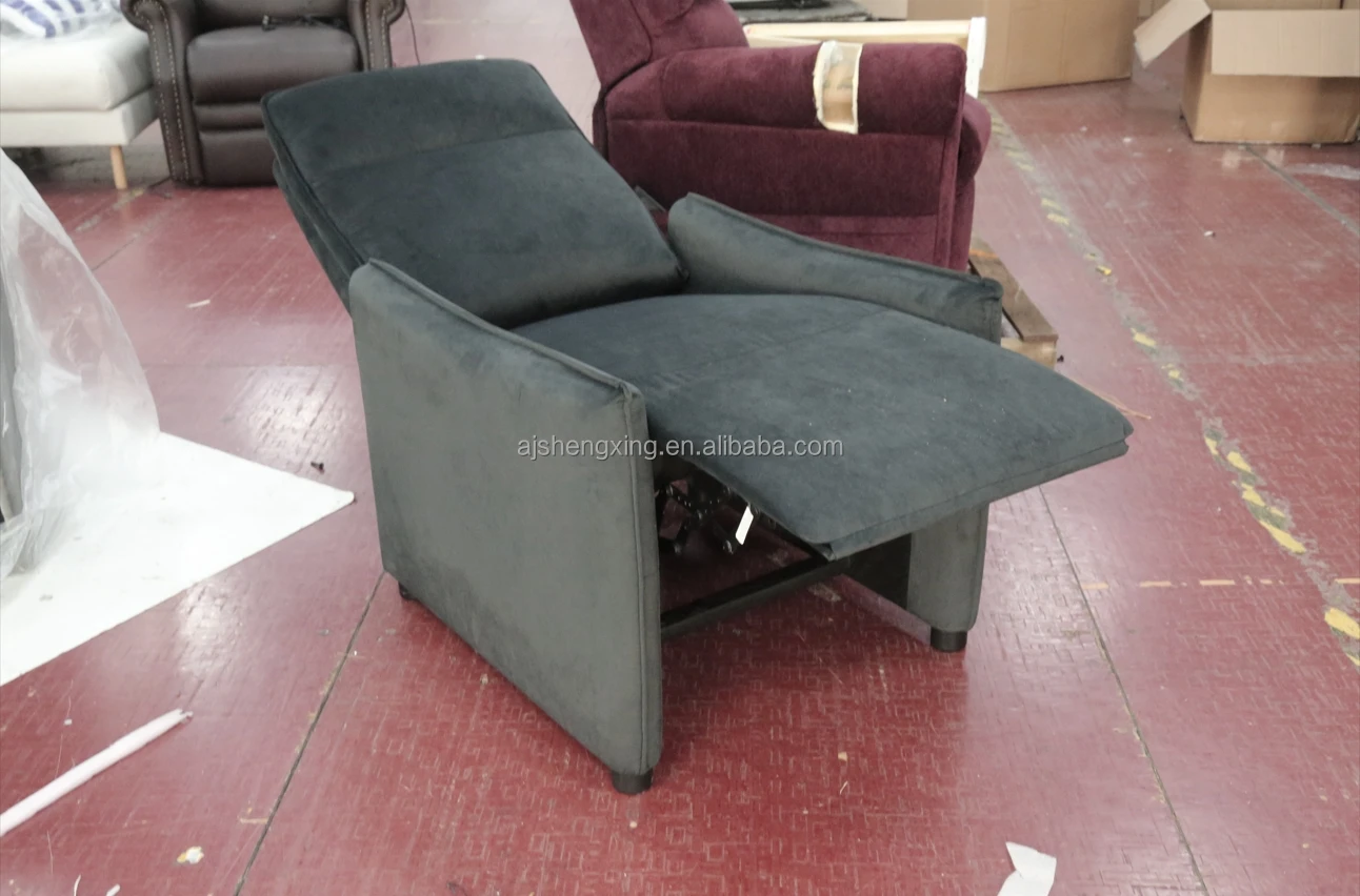 Modern Sx-81226 One-seat Extendable Metal Frame Recliner With Fabric ...