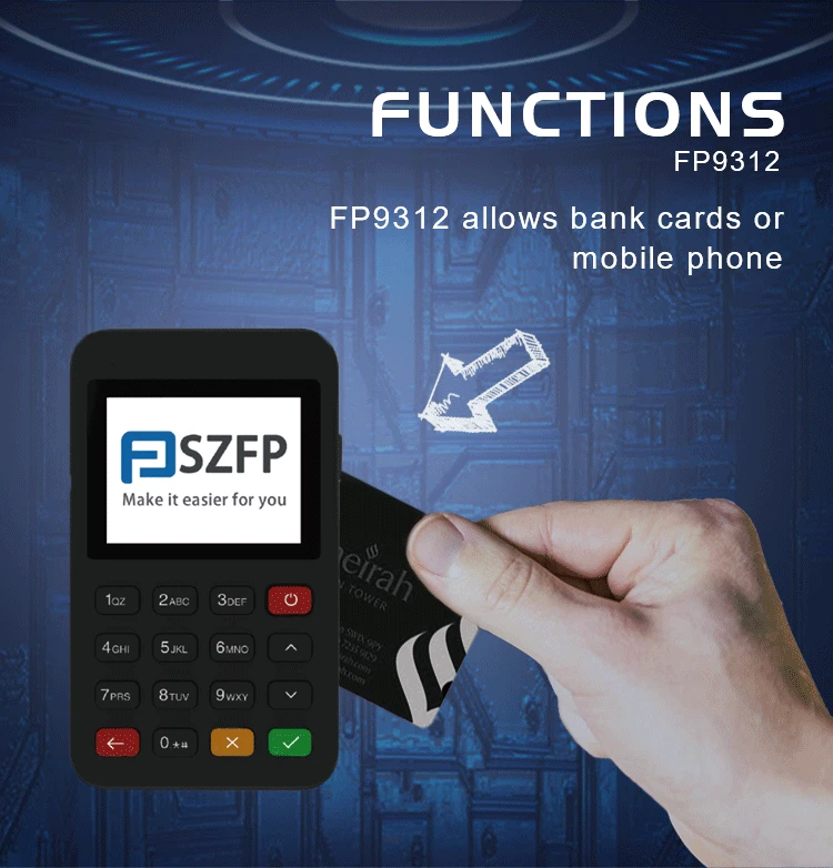 MPOS Terminal 4G WIFI POS Mobile Handheld POS Terminal Machine