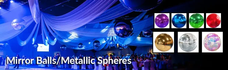 New Inflatable Chrome Ball - Customizable Metallic Spheres