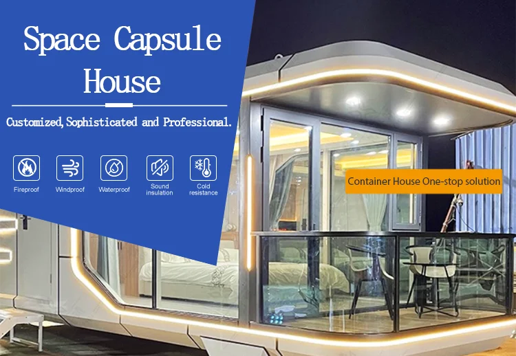 Luxury Prefab Homes Prefab Capsule House Modular Prefabricated Houses Capsules Housed Villas ...