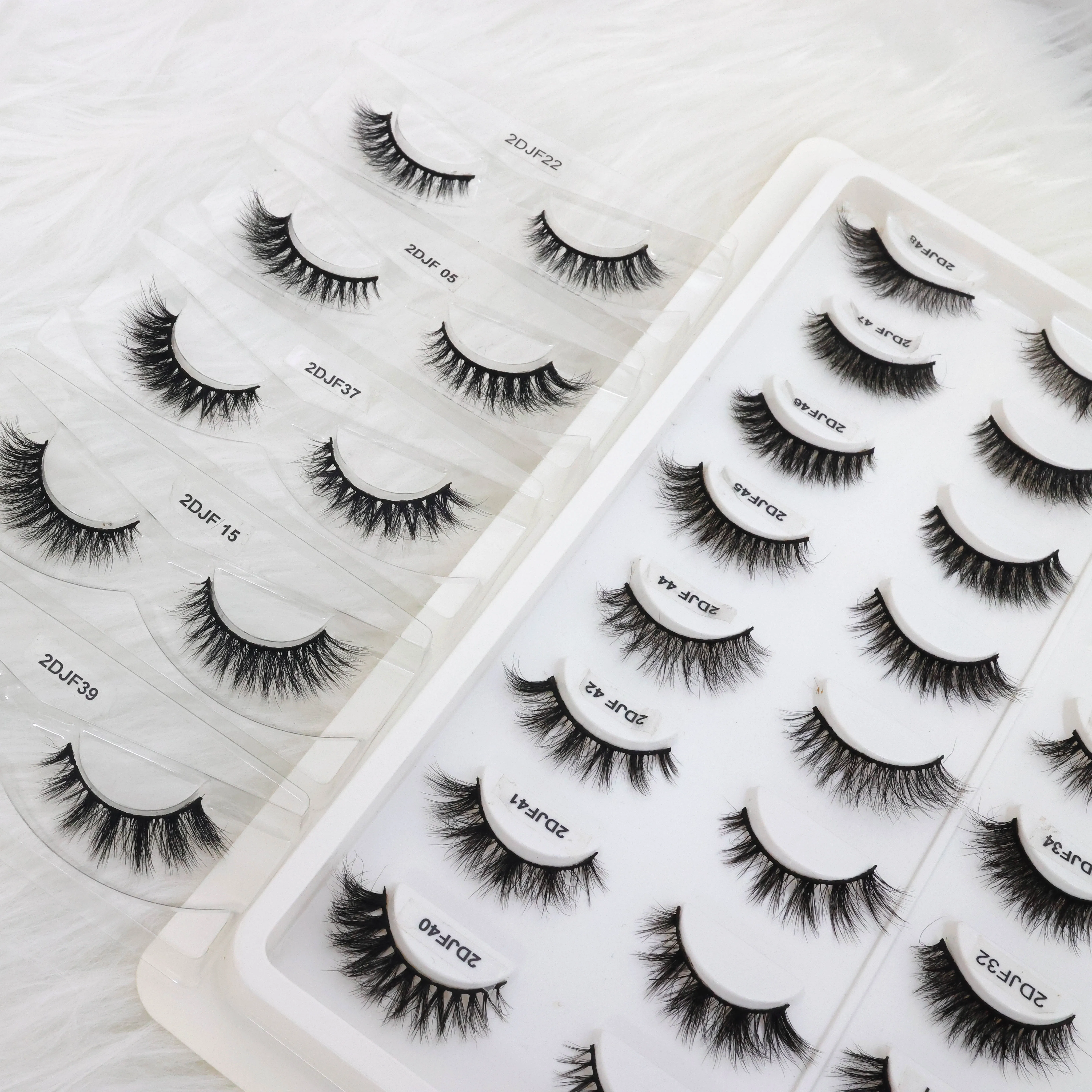 Wholesale Eyelashes Faux Mink Fluffy 3D Wispy Full Strip