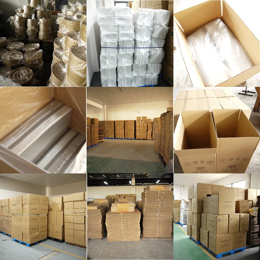 Factory Supply Disposable Plastic Food Container 32 Oz Clear Hinged ...