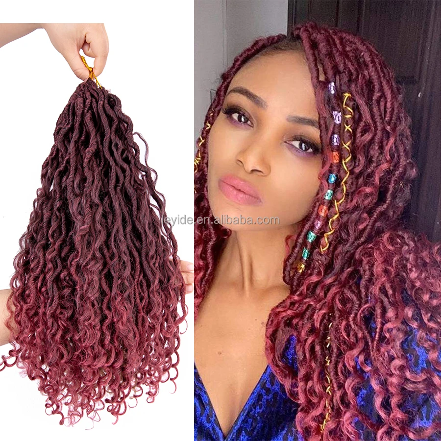Alileader Pre Looped River Locs Synthetic Boho Bohemian Locs Crochet ...