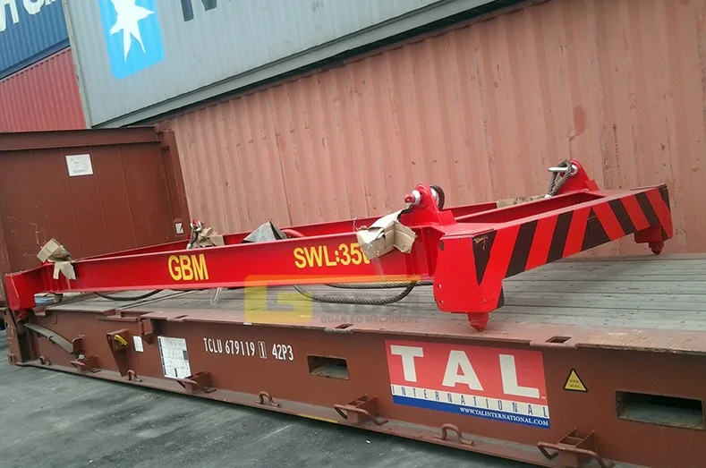 40ft 20ft Semi-automatic Container Lifting Beam Iso Dry Container ...