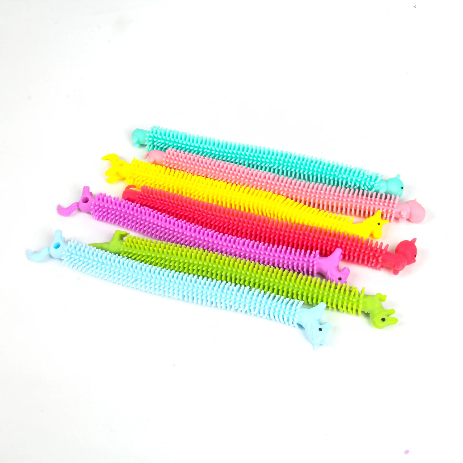 Unicorn Pull Noodle Fidget Toys String Stress Relief Autism Vent Toy ...