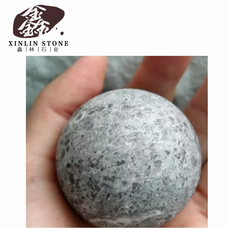 Tiny Stone Ball Marble Granite Natural Stone Diameter 5cm