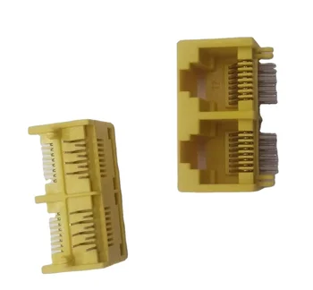 Rj45 Network Socket,Shielded,Copper Shell,8p8c Connector,Semi-enclosed ...