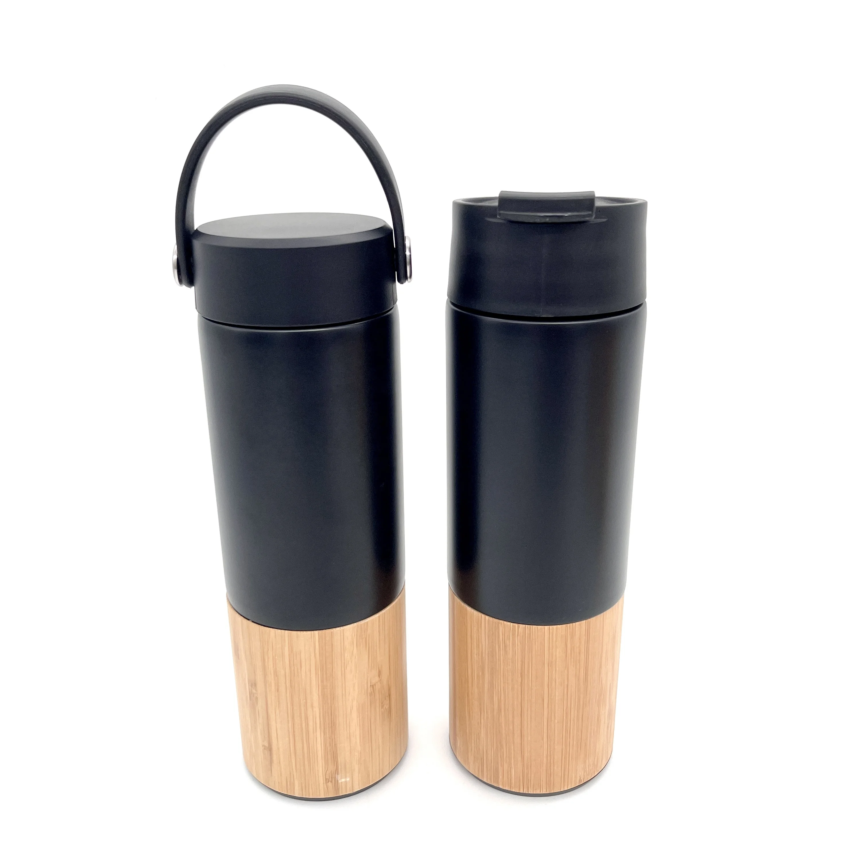 Bamboo Thermos Mug Vacuum Flask With Bamboo Shell Stainless Steel Gift ...