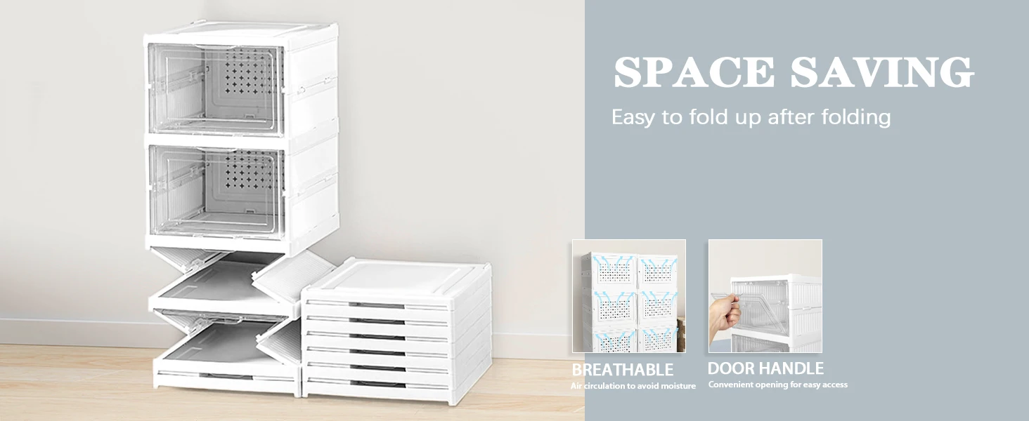 Collapsible Storage Box - Space-Saving Organizer