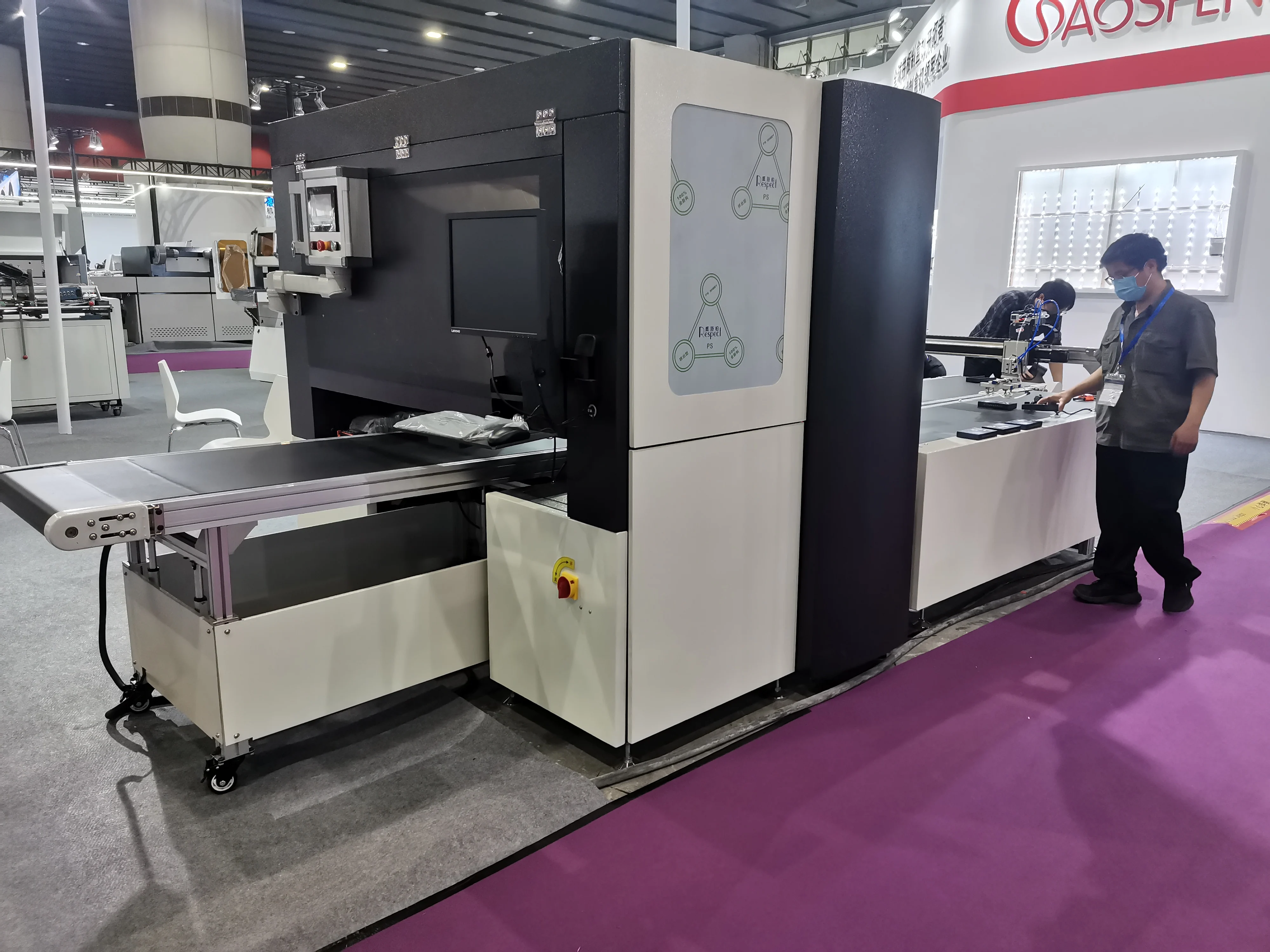 Cs-at450 Automatic Visual Finished Box Hard Cover Debossing And ...