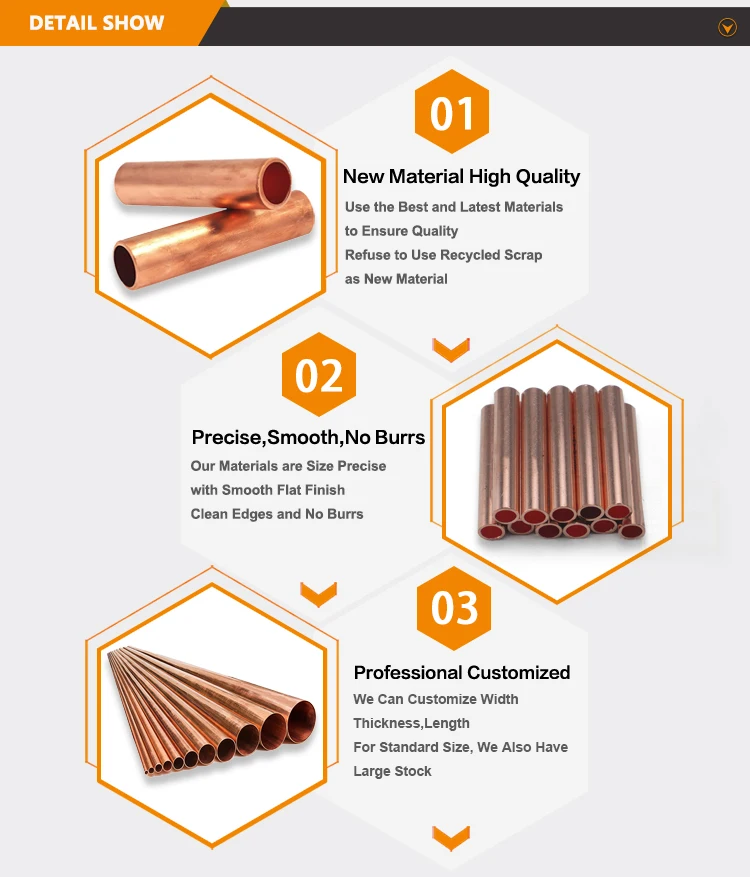 Large Diameter Seamless Copper Tubes (65mm-90mm) for Welding, Bending ...