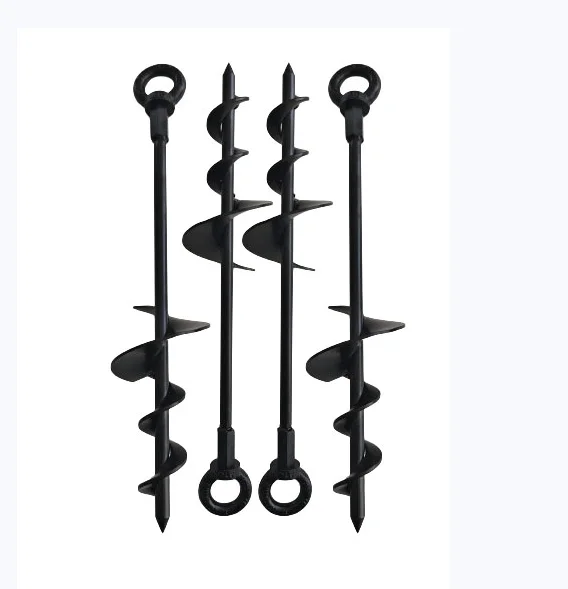 Galvanized Earth Metal Ground Screw Anchor Helical Soil Anchors Hot ...