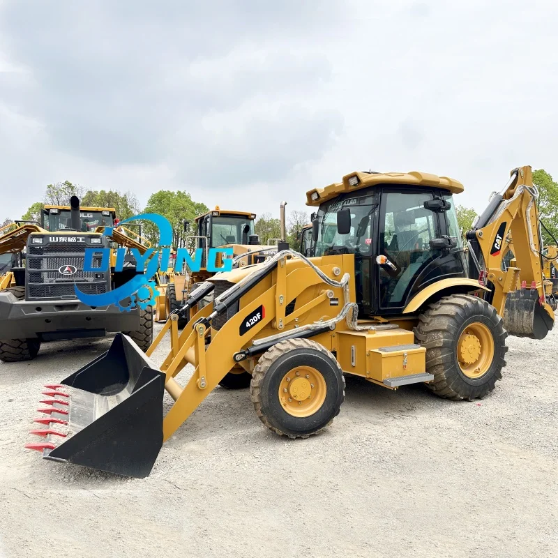 Diying Popular Model Used Caterpillar Backhoe Loaders Cat 420f 424 ...