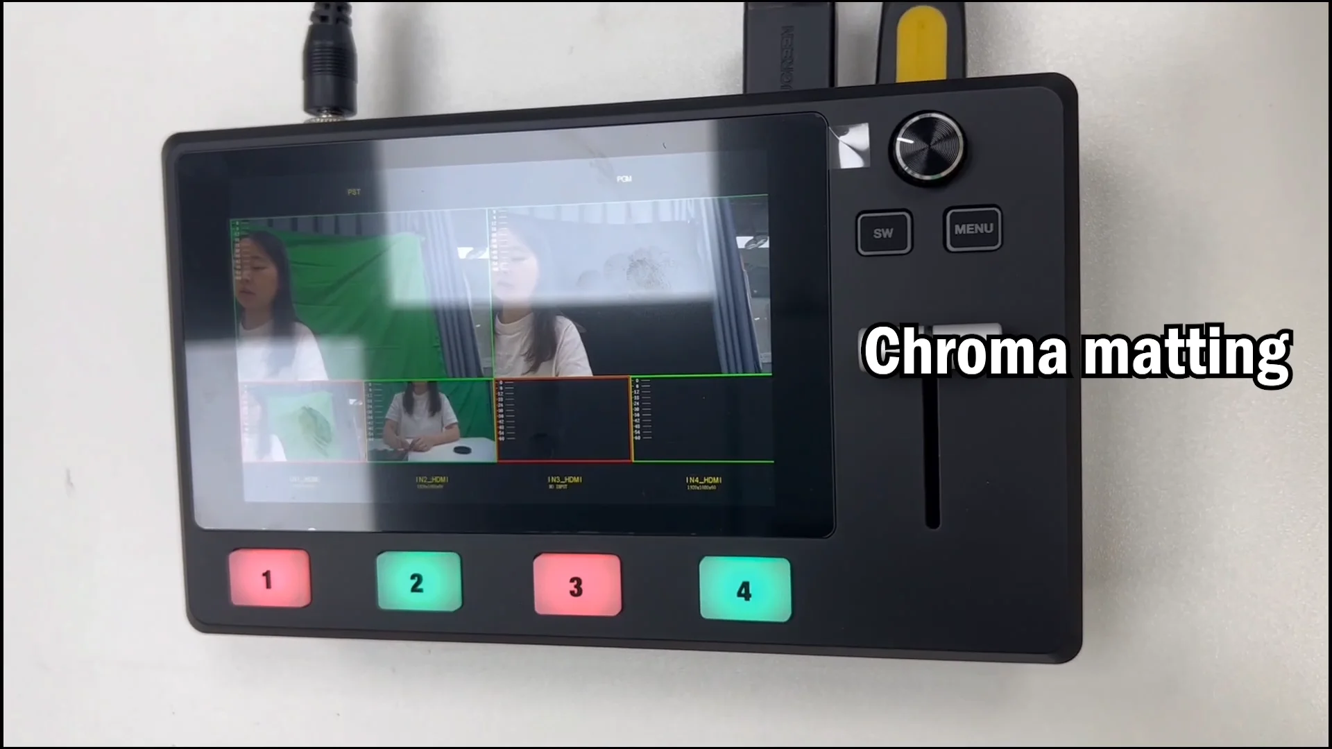 Anywii Bs1 Multi Camera 4k Input Video Switcher Live Streaming ...