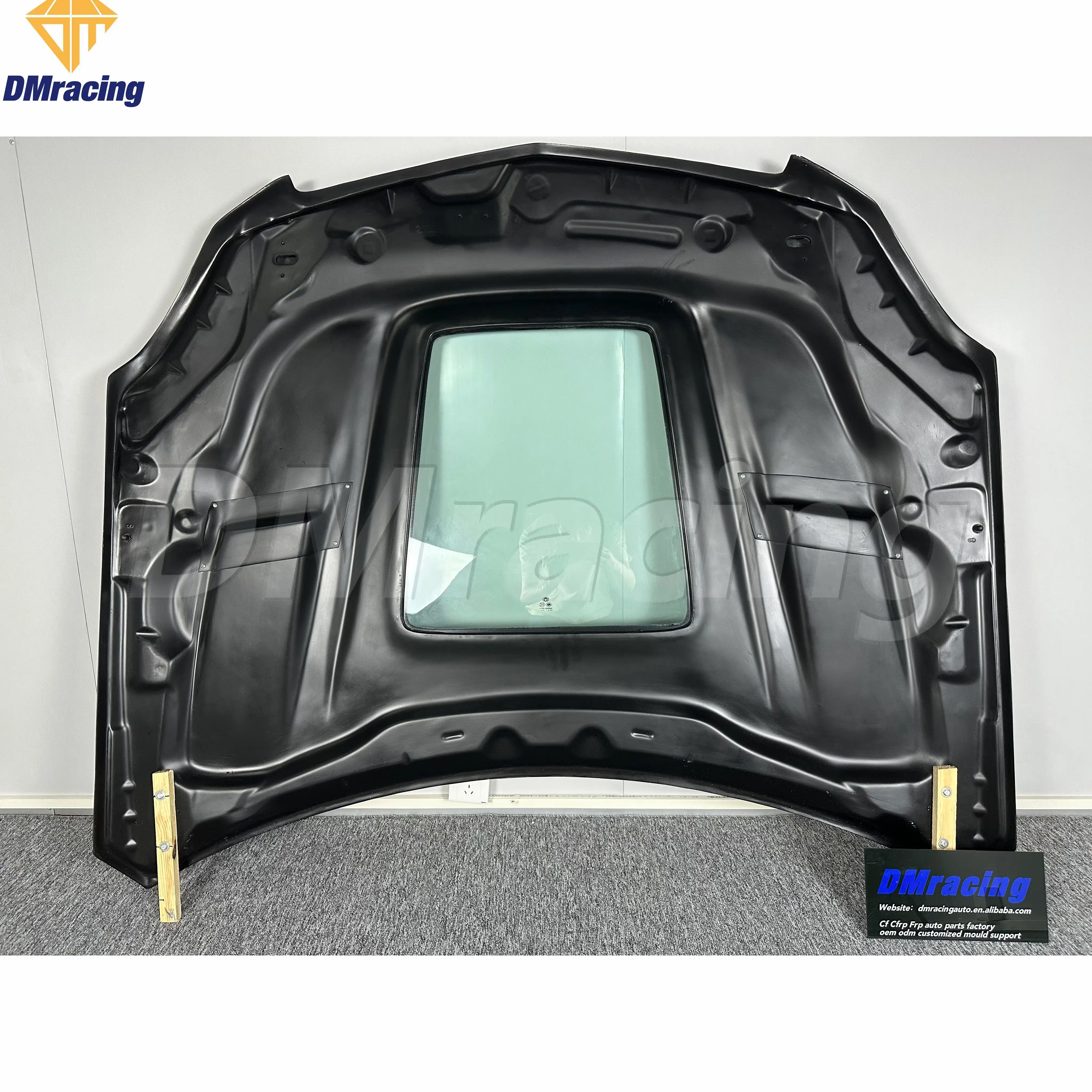 IMP Style Carbon Fiber Hood Bonnet With Glass for Mercedes Benz W204 ...