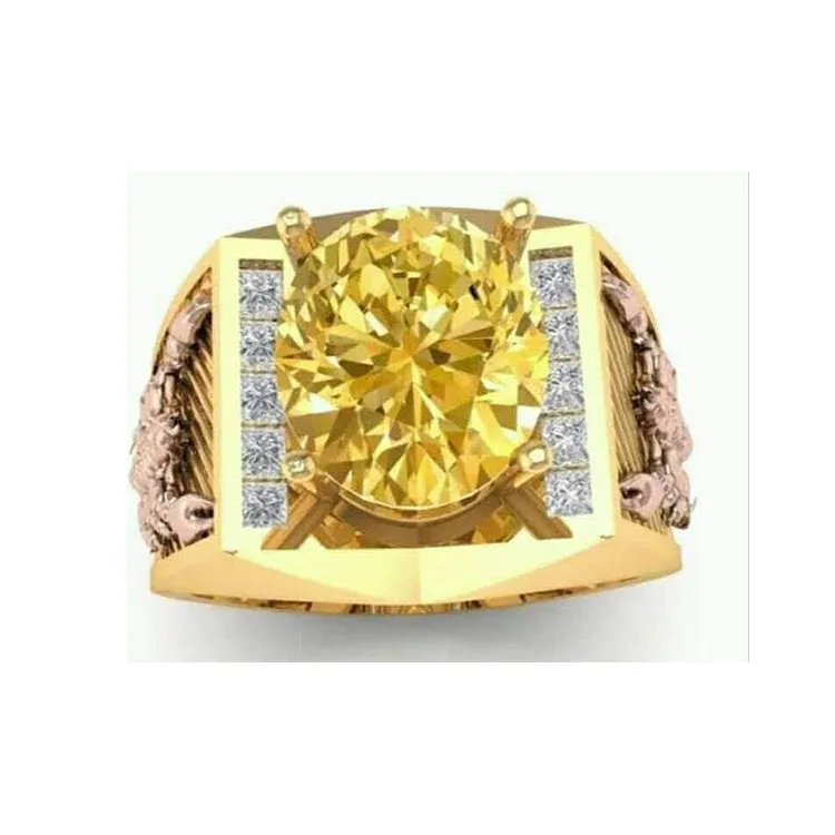 Pure Gold Wedding Ring 18k Pure Gold Cubic Diamond Jewelry Wholesale ...