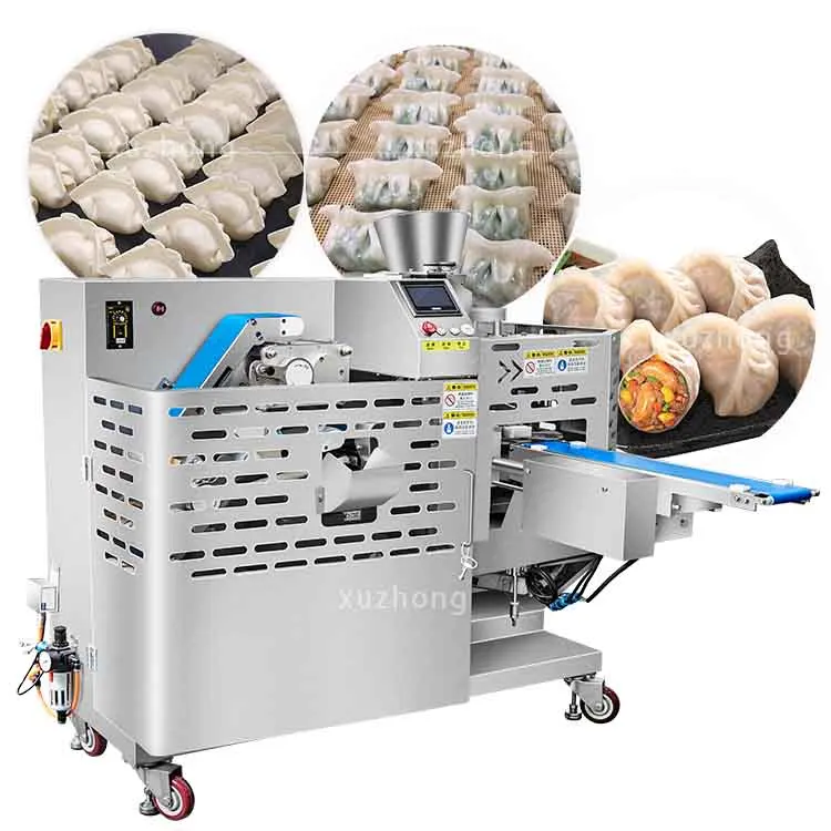 Dumpling Making Full Automatic Machine Half Moon Shape Momos Making ...