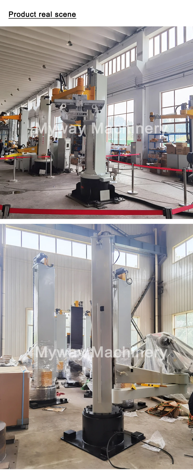 Arm Cartesian Coordinate Robot Automatic Palletizer For Food Beverage ...