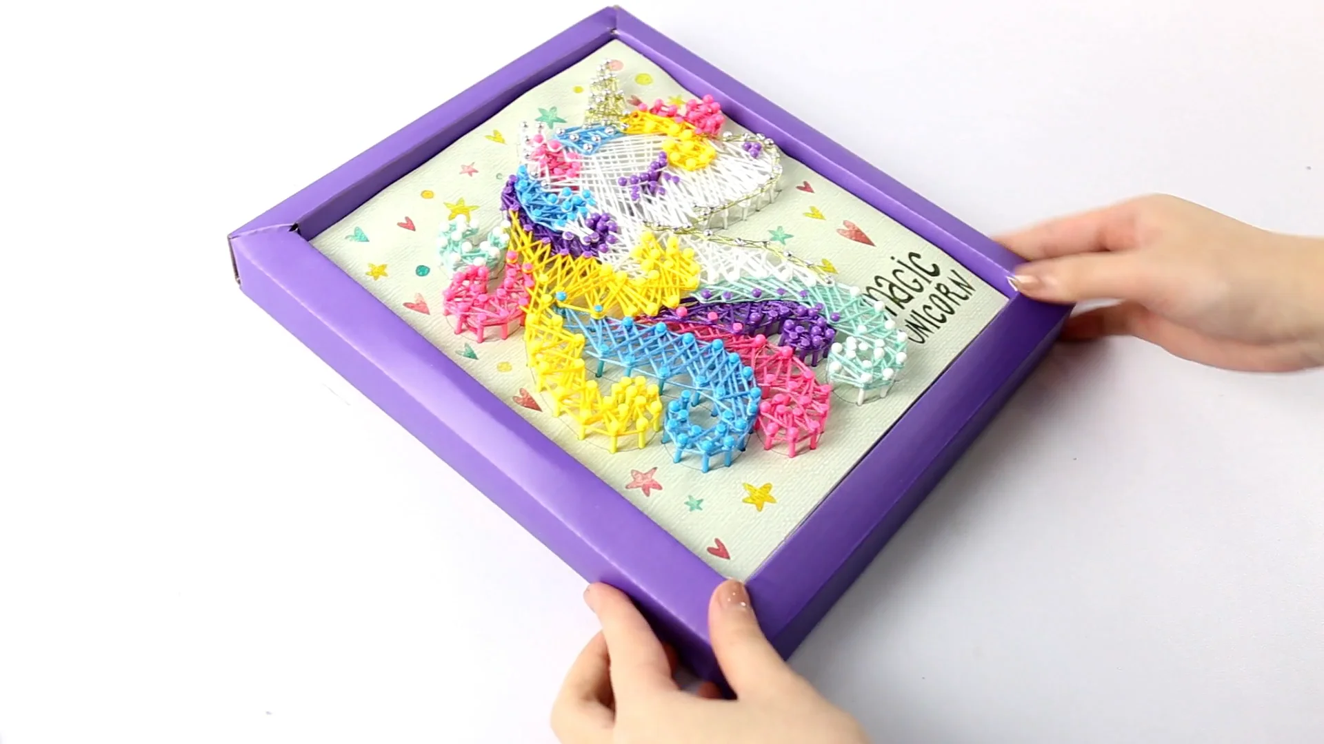 Girl Educational String Art Kit Toys Hand Diy String Art Craft Toy For ...