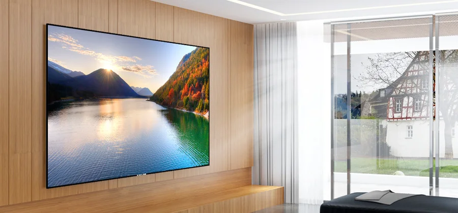 SCREEN PRO 135 Inch Fixed Frame Projector Screen for Home Theater