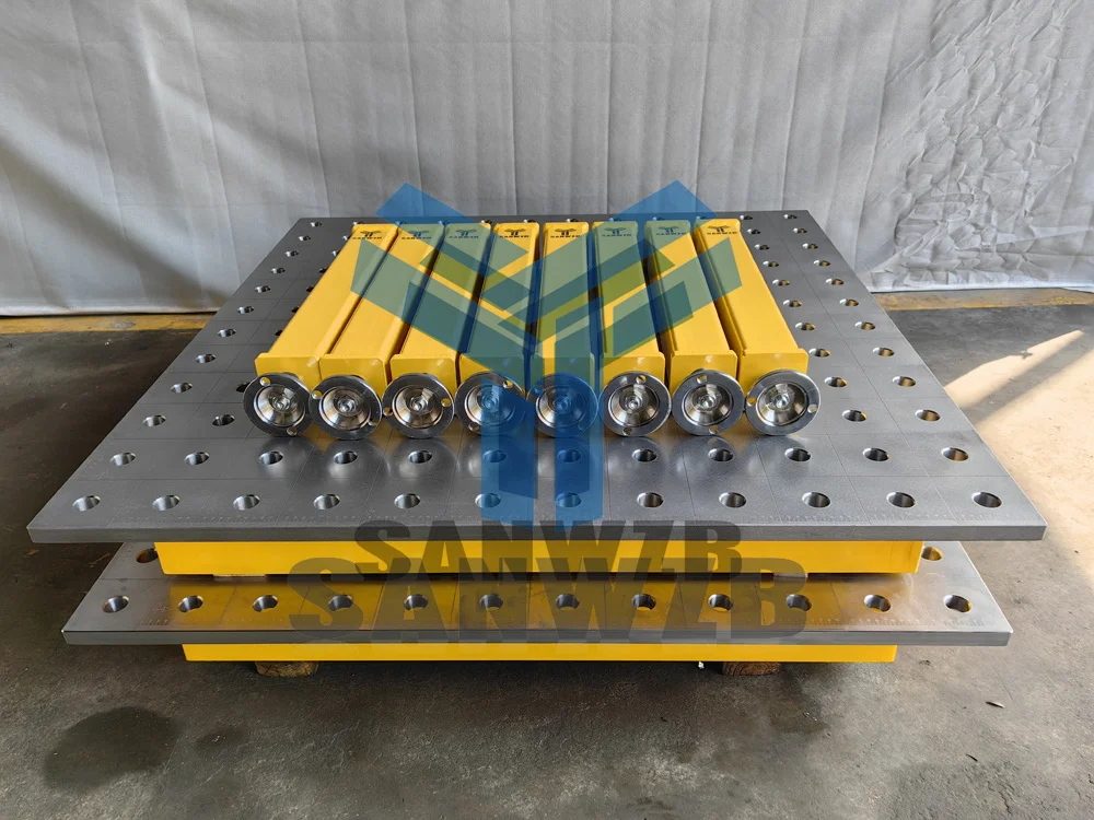 Sanwzb Cast Iron Welding Table with Fixture for Robot 2D Welding Table ...